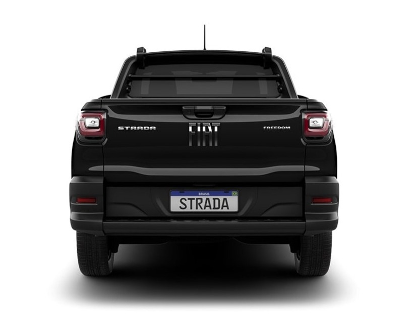Fiat Strada Freedom CS 1.3 foto da traseira do veículo