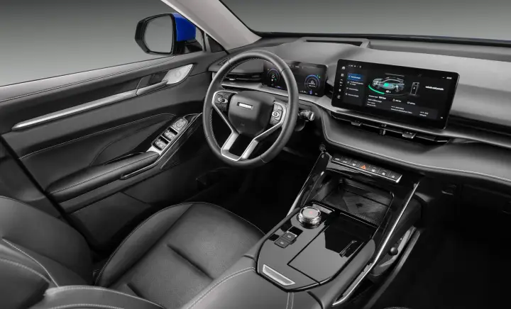Foto do painel do Haval H6 HEV 2024