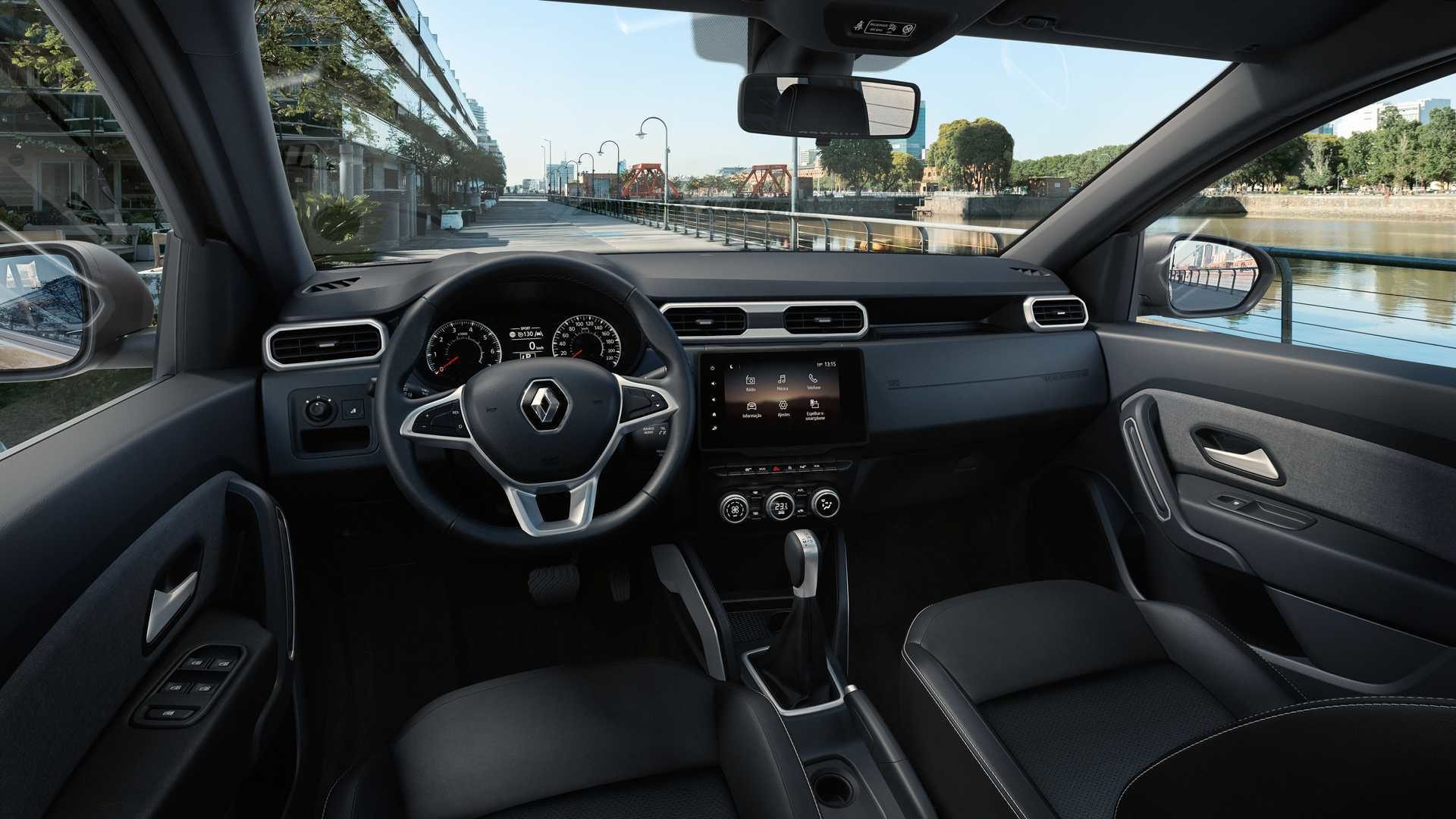 Foto do painel interior do Renault Duster Iconic 1.3 TCe 2024