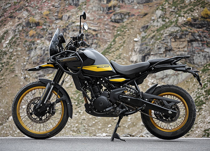 Além do motor, a nova Himalayan também recebeu uma nova suspensão. A ...