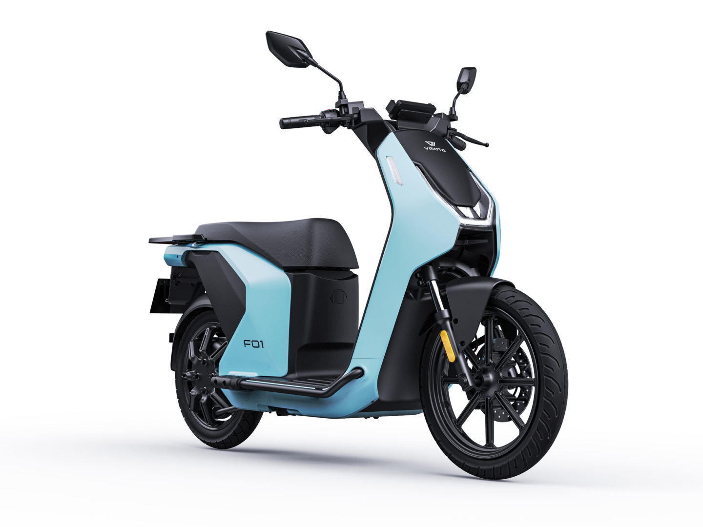 Foto da VMoto F01 2024 em diagonal