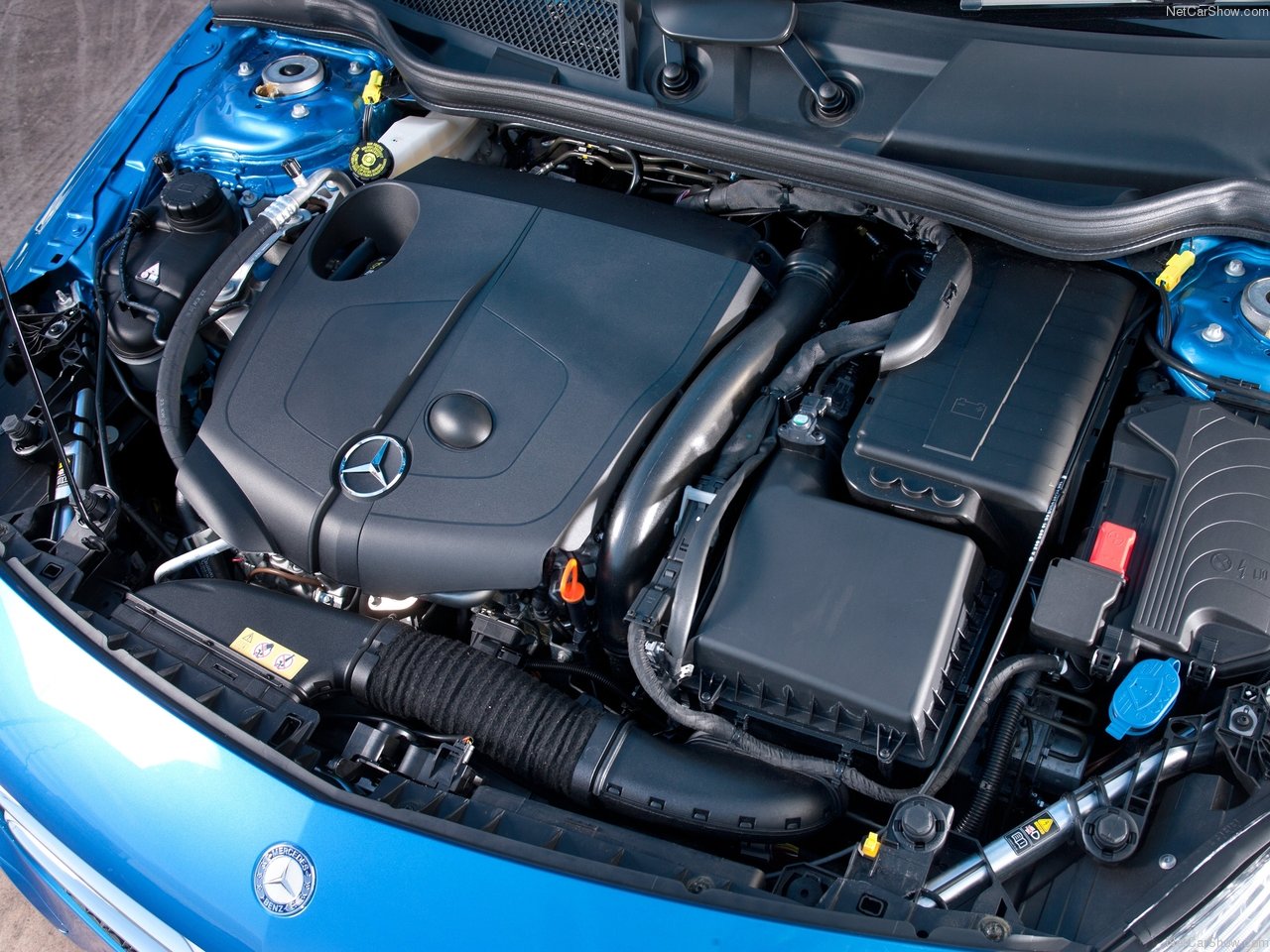 Foto da motorização do Mercedes-Benz Classe A G2.