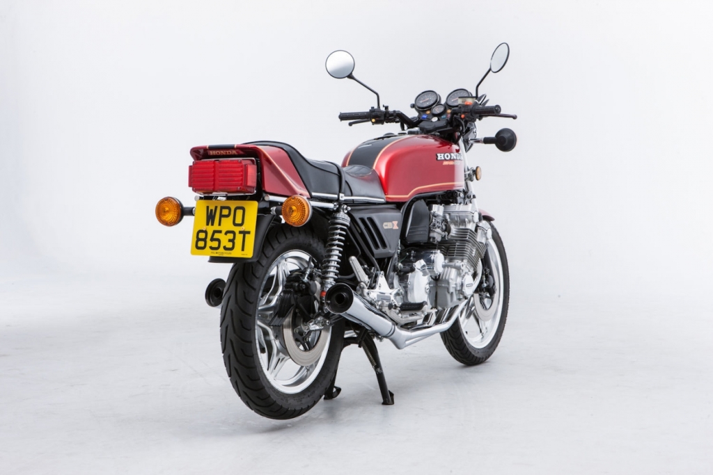 Foto traseira da Honda CBX 1000 (1978-1981)