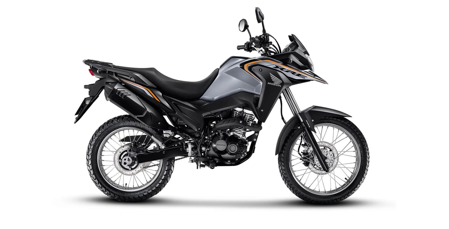 Foto lateral da Honda XRE 190 Adventure 2025.