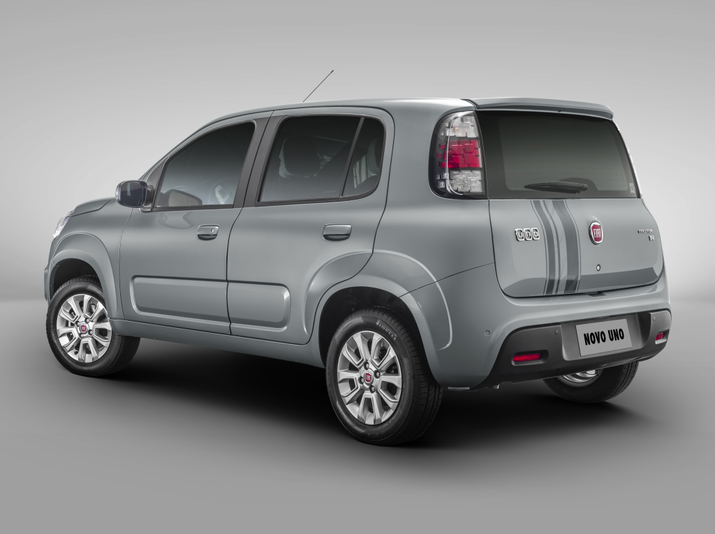 Foto traseira do Fiat Uno Way 1.4 (2010-2021).